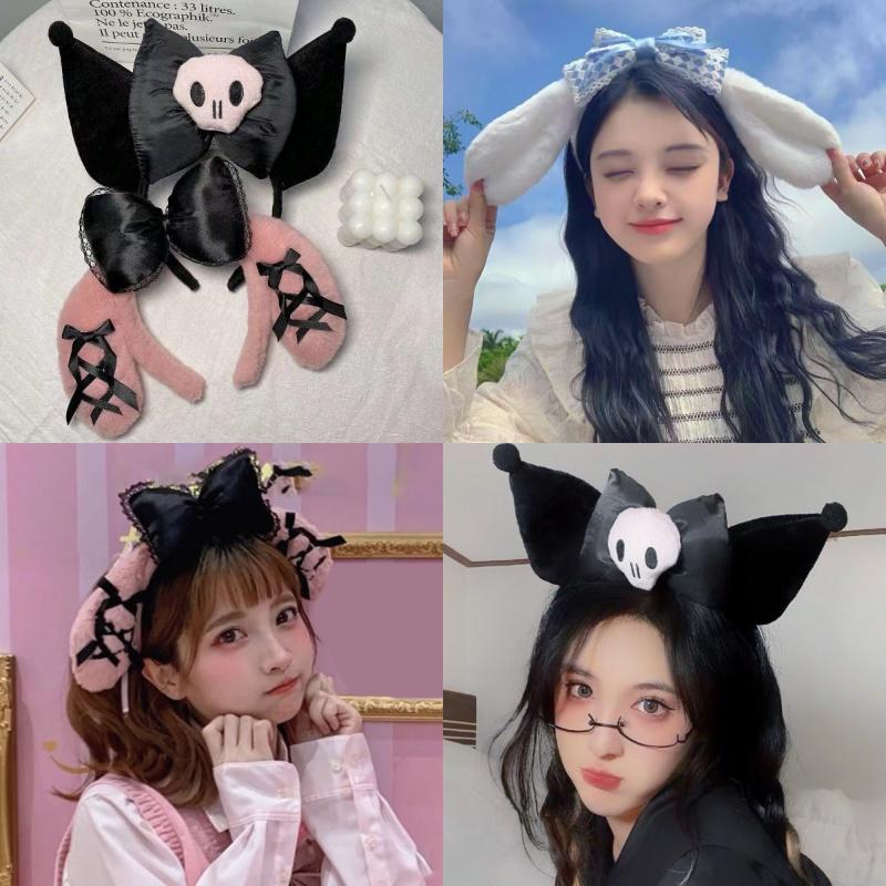 Kawaii Anime Hair Hoop Sanrioed My Melody Kuromi Cute Cartoo - TikTok ...