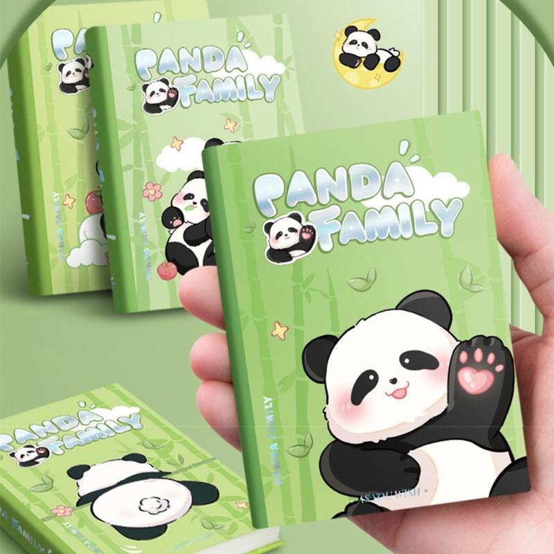 High Quality Blank A7 Notebook Portable Cartoon Panda Mini Notepad ...