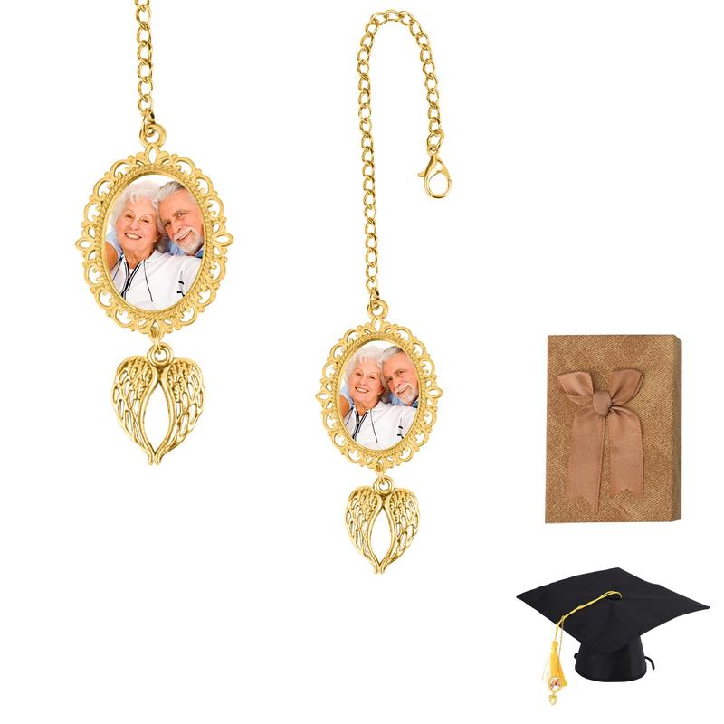 2025 Custom Memorial Graduation Tassel Photo Charm Grad Charms - TikTok ...
