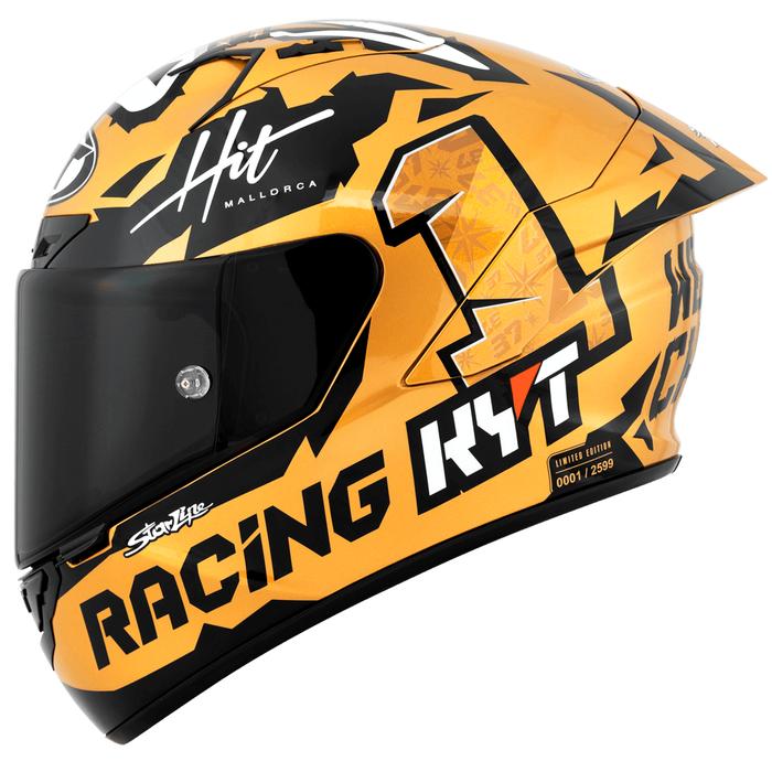 Promo KYT NZ RACE LIMITED EDITION AUGUSTO WORLD CHAMPION 2022 GOLD L.E ...