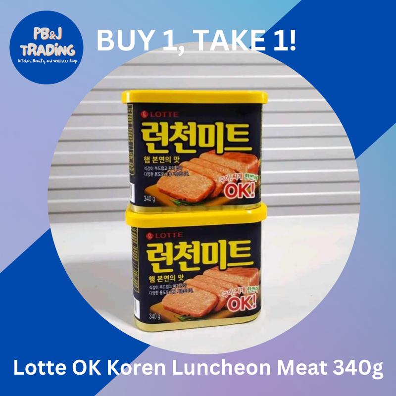 [BUY 1, TAKE 1] Lotte OK Korean Luncheon Meat 340g Food Instant ...