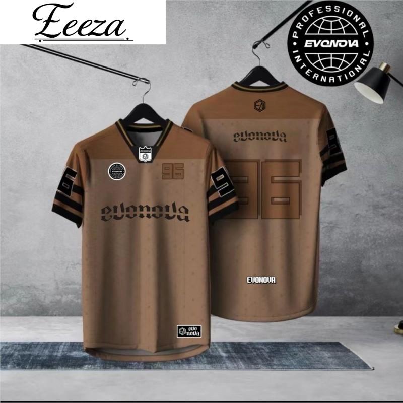 Eeeza 96 edisi terhad v2 Jersi NFL premium T baju penuh sublimasi ...
