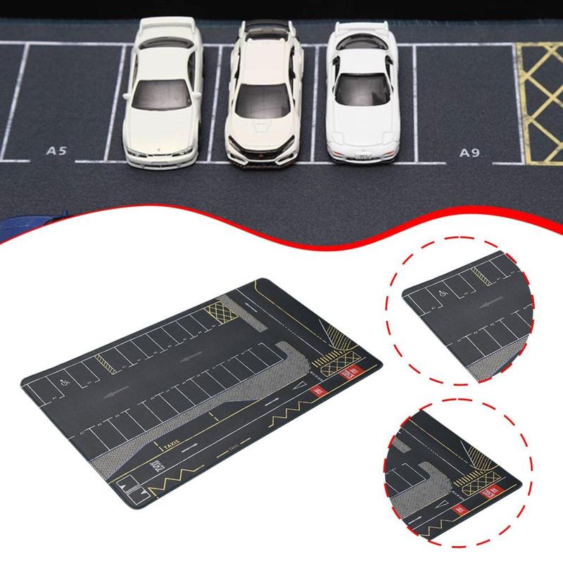 1/64 Parking Lot Mouse Pad Layout for Kids Miniature Photography ...
