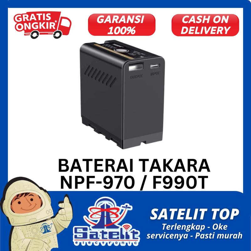 BATERAI KAMERA TAKARA NPF-970 / F990T - Shop | Tokopedia