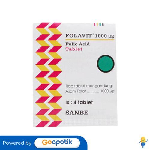 Jual FOLAVIT 1000 MCG STRIP 4 TABLET - Jakarta Utara - Apotek Kubu ...