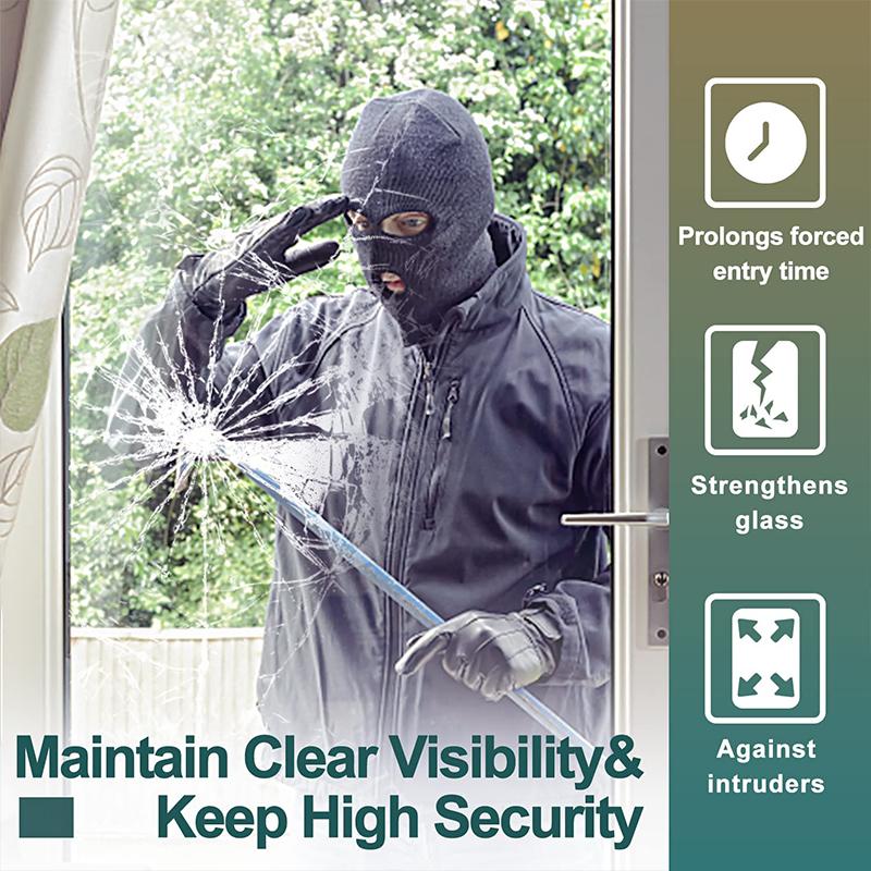 4mil Clear Security And Safety Window Film Shatterproof Film - TikTok ...