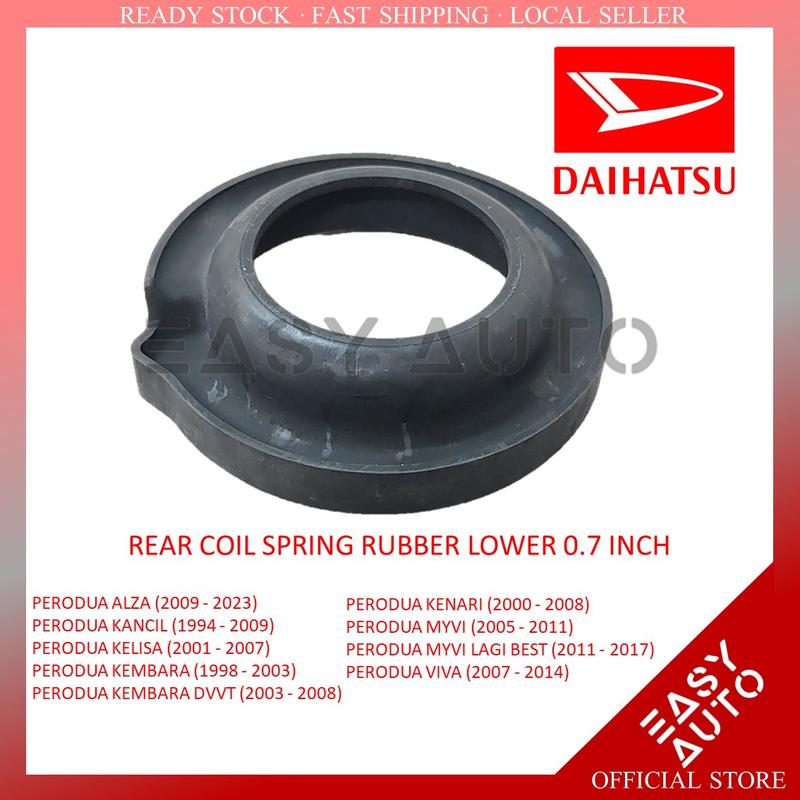 REAR COIL SPRING RUBBER LOWER 0.7 INCH -48482-BZ020 PERODUA MYVI,MYVI ...