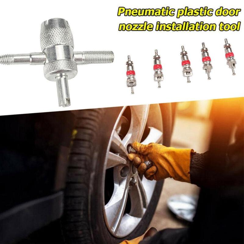 4-in-1 Tire Valve Core 7Pcs Removal Tool Valve Stem Tool Tir - TikTok ...