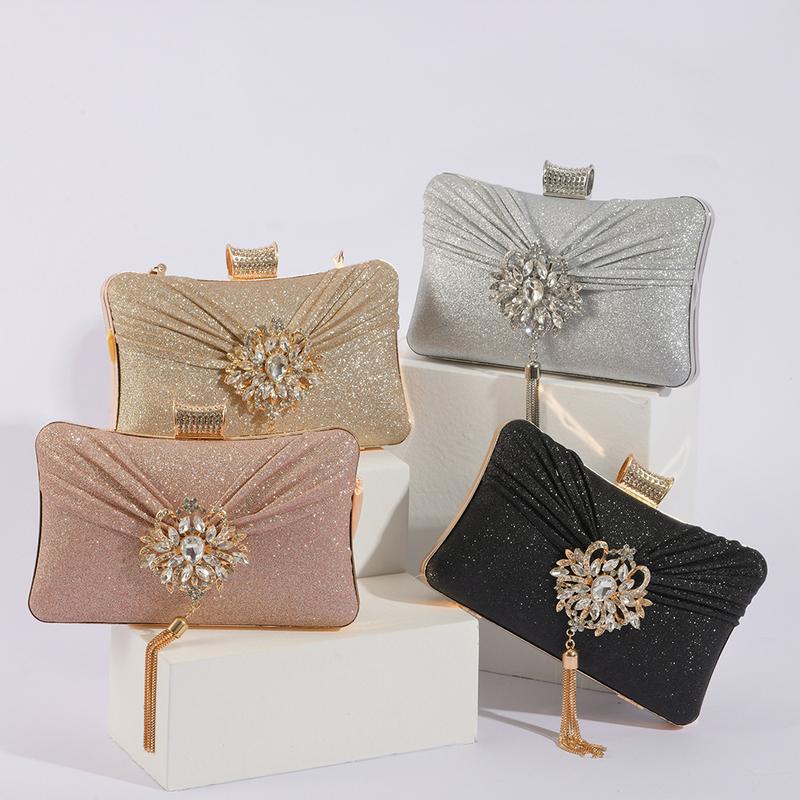 Beg tangan berlipat fesyen untuk wanita, beg makan malam bunga - TikTok ...