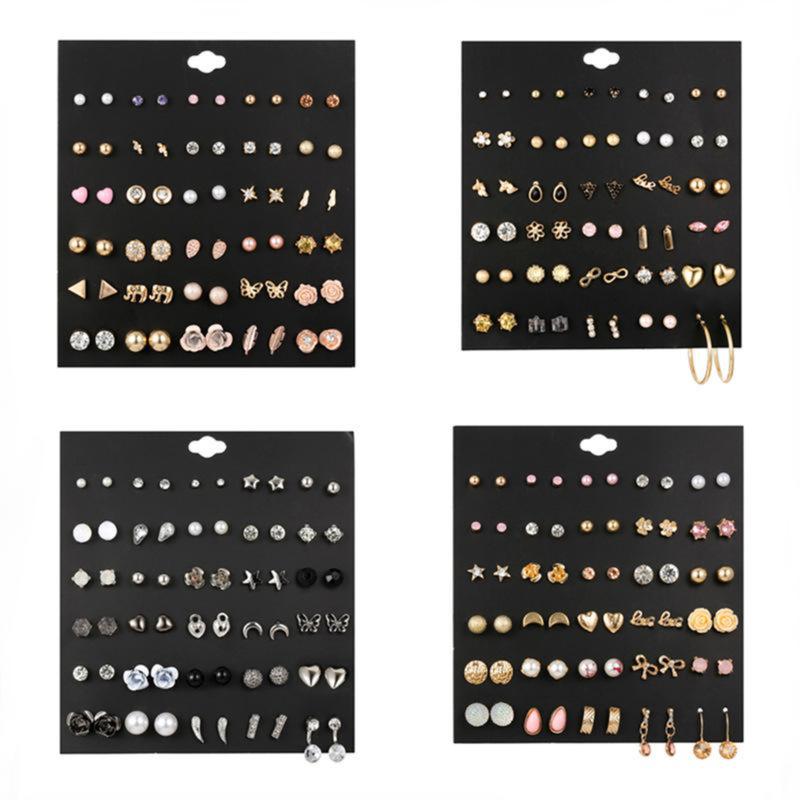 Sets of Earrings for Women Fashion Exquisite Stud Earrings New Tide ...