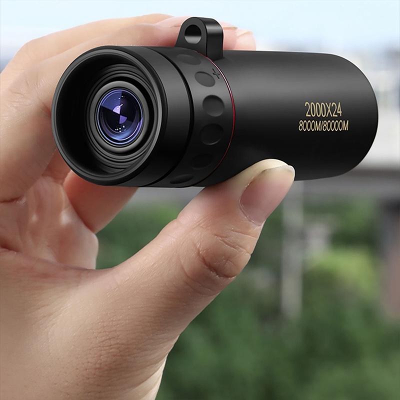 2000x24 HD Monocular Telescope Mini Portable Mobile Phone Telescope ...