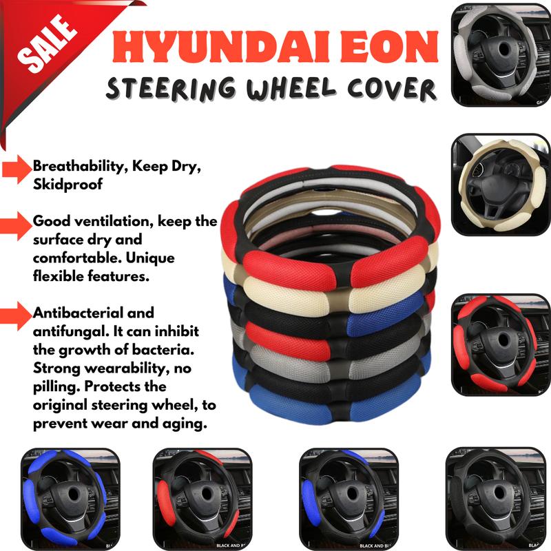 HYUNDAI EON Car Steering Wheel Cover Anti-Slip Sandwich Spor - TikTok ...