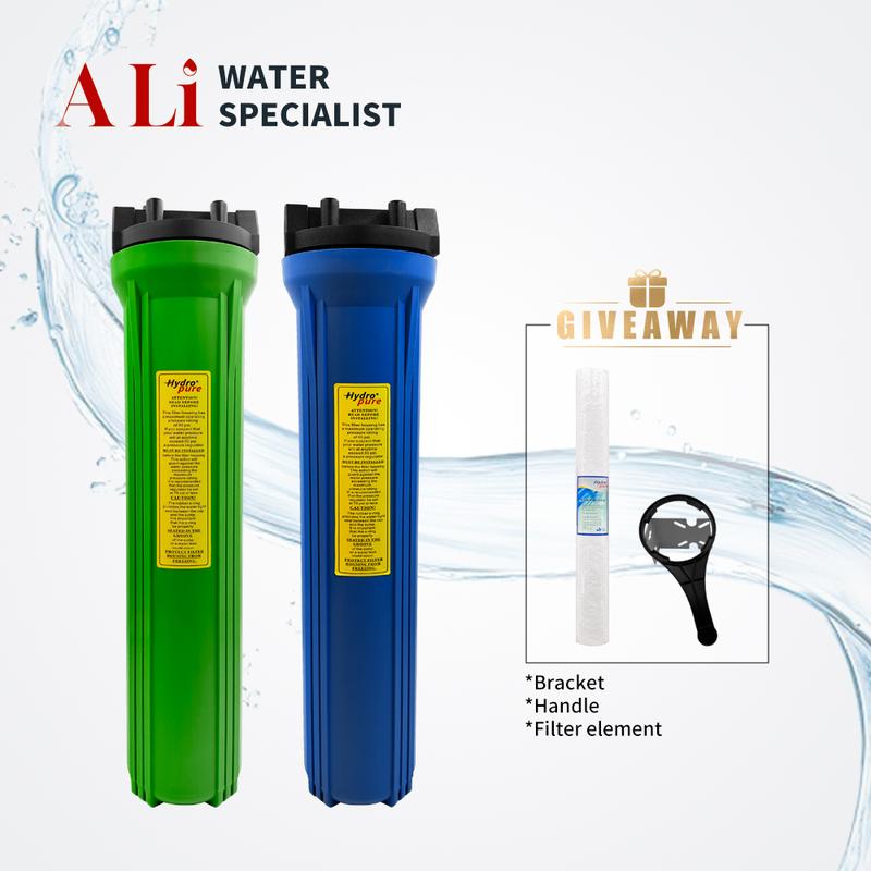 Hydropure Filter Housing 20SL Slim Blue Green Clear W Bracke - TikTok ...