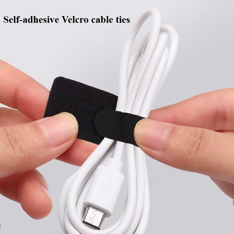Velcro Cable Ties Self Adhesive Power Cord Data Cable Organizer ...
