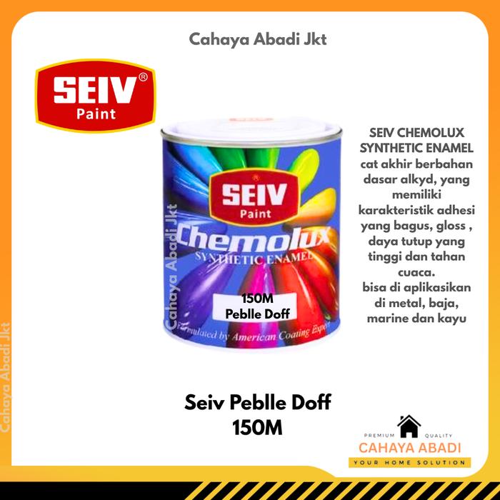 Jual Cat Minyak Kayu Besi SEIV 150M Pebble DOFF 1liter - Jakarta Pusat ...