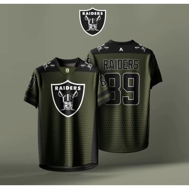 T-shirt 3D baju raiders - raiders clothes - TikTok Shop Singapore