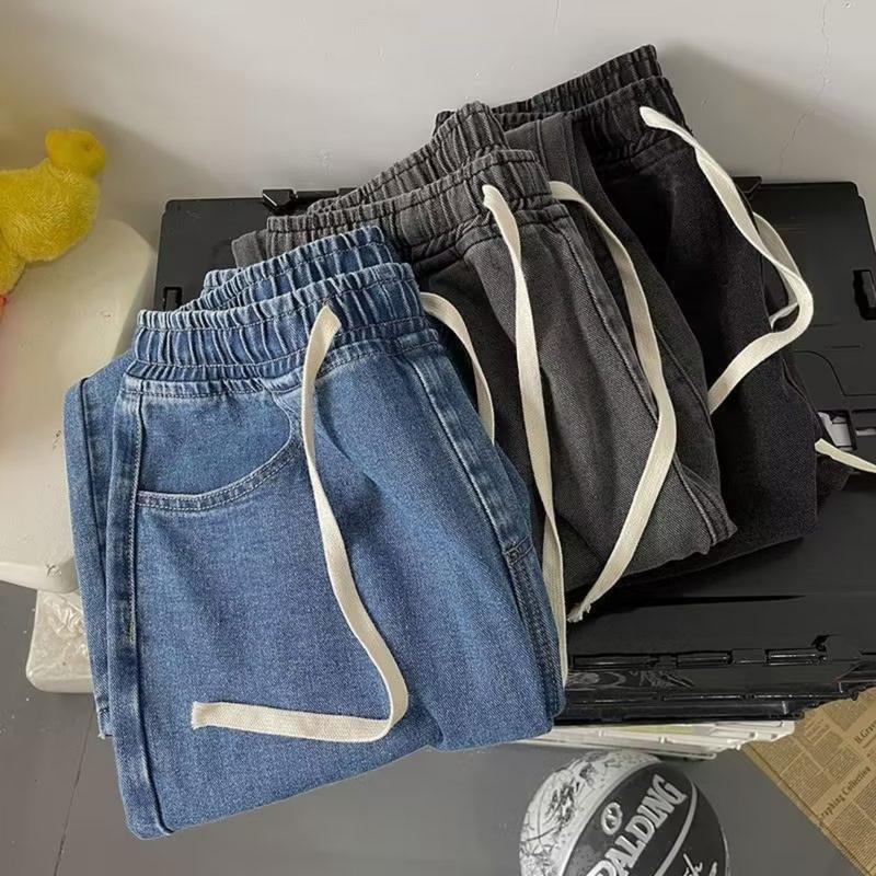 Q004 Long Jeans Casul Pants Longar Losse Fit style,seluar slack ...