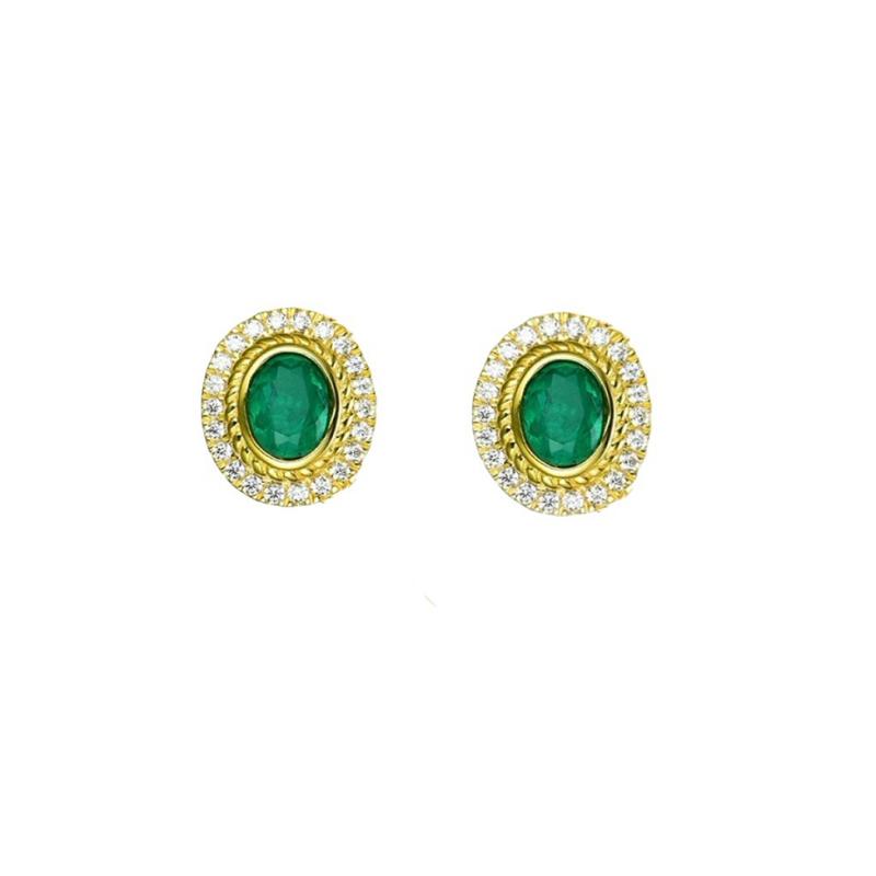 925 Sterling Silver Inlaid Vintage Fashion Oval Green Diamon - TikTok ...