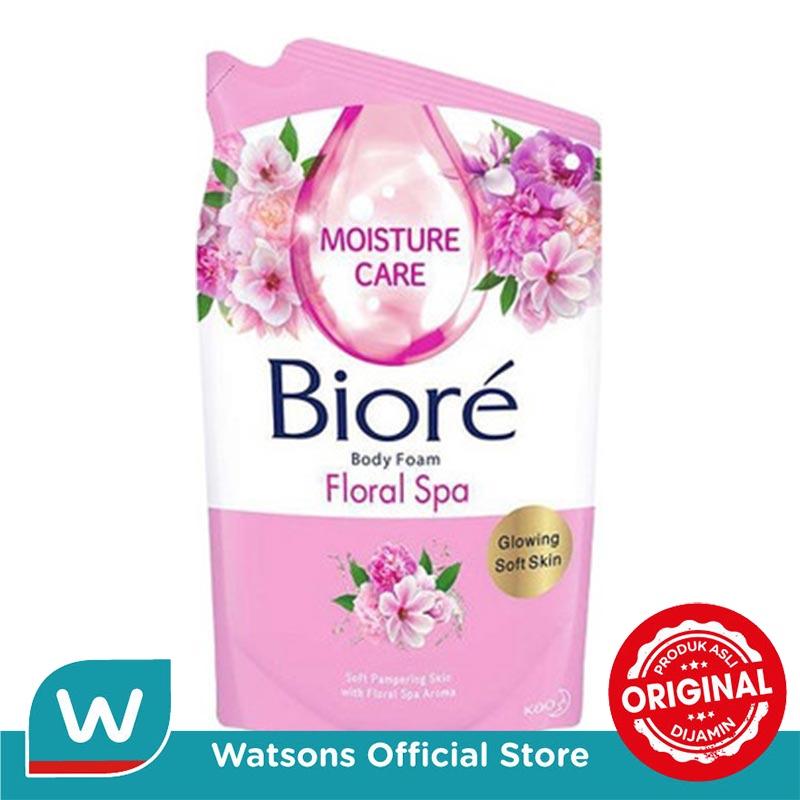 Biore Body Foam Floral Spa Pouch 450ml - Shop | Tokopedia