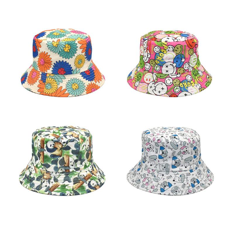 Aazon - topi baldi dengan corak muka iley, baru, kreatif, bunga ...