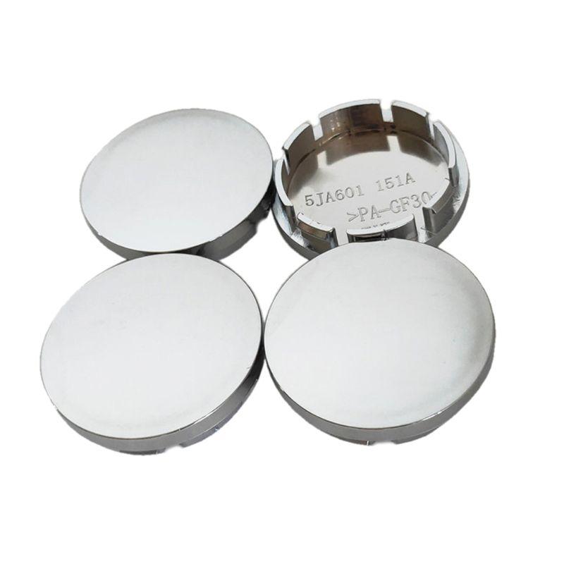 YOUW 4 Pcs/Set Black/Silver 56mm Vehicle Decor ABS Caps Universal ...