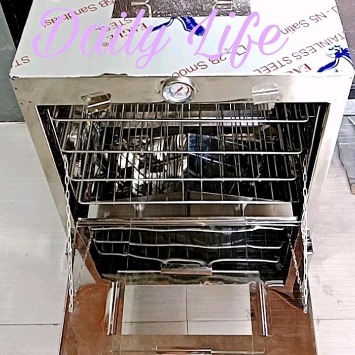 Gas Type Stainless Four Layer Oven (Two burners) Removable Trays ...