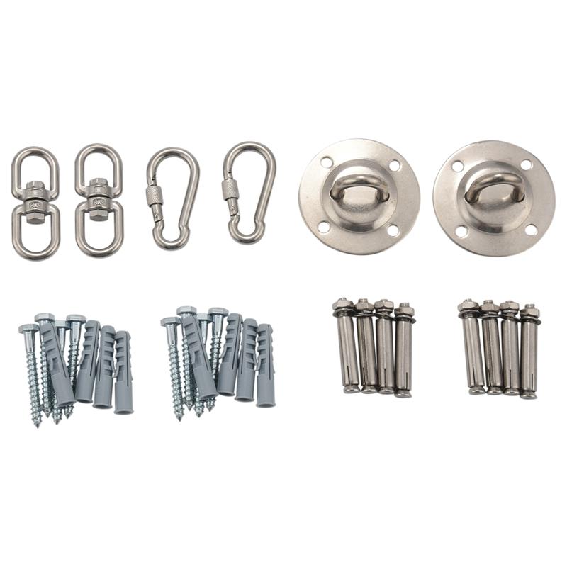 Swing Hangers,Hammock Hangers,2 Pack Rotate Swing Hooks Suspension ...