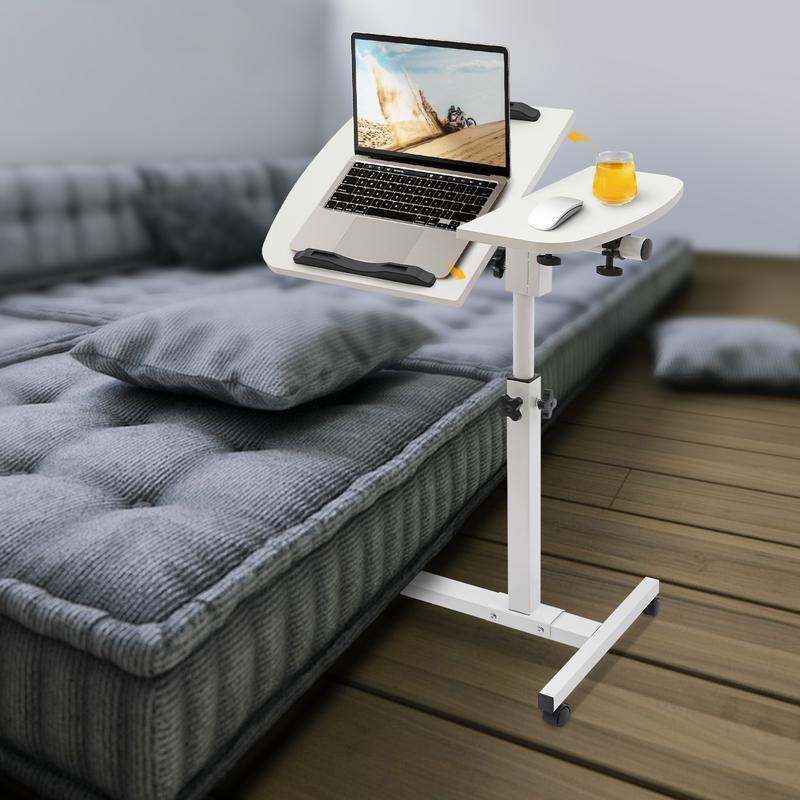 Overbed Angle & Height Adjustable Mobile Rolling Laptop Stan - TikTok Shop