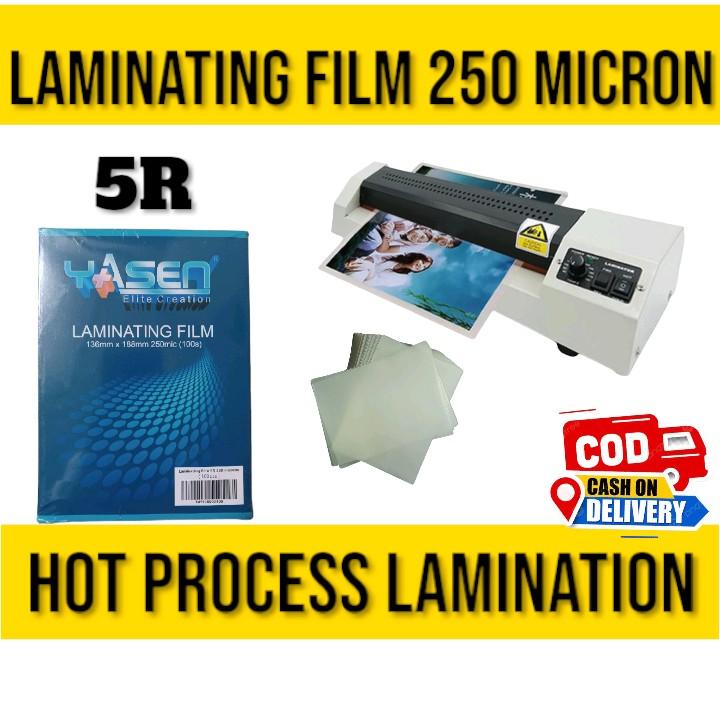 Laminating film size 5R 100 pcs Hot process Lamination - TikTok Shop Philippines
