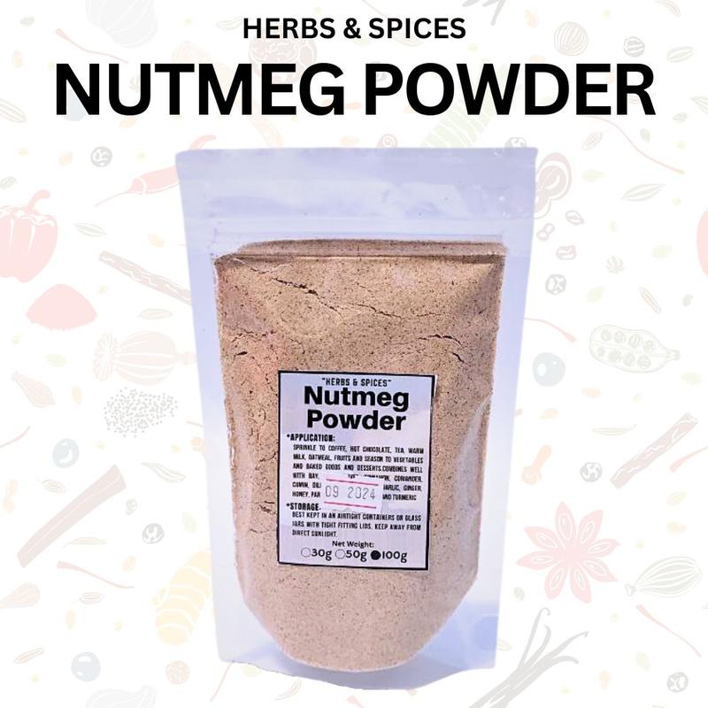 NUTMEG POWDER (SPICES) ZIPLOCK POUCH 30g, 50g, and 100g - TikTok Shop ...