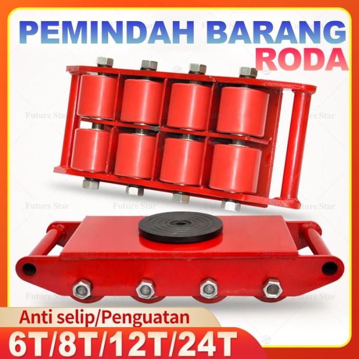 Jual Roda Pemindah Barang 6/8/12/24 Ton Machinery Roller Mover Carrier ...