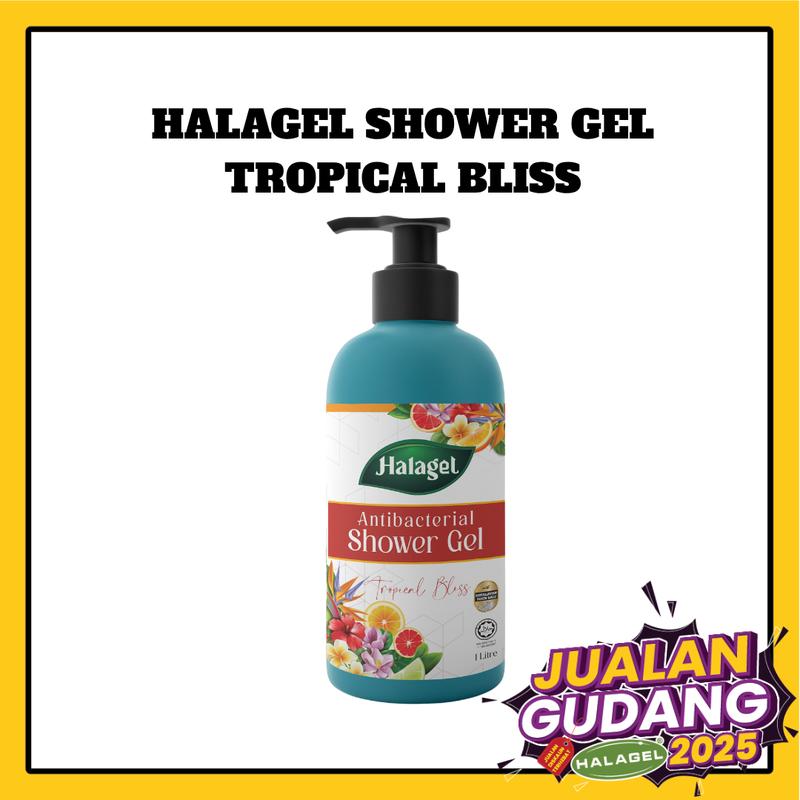 Halagel Antibacterial Body Bath Shower Gel Tropical Bliss 1l - TikTok ...