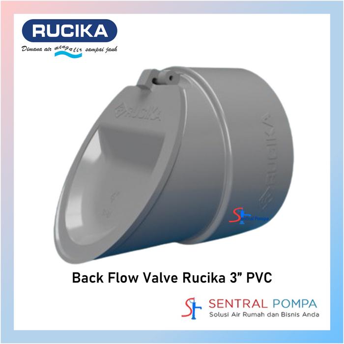 Jual Rucika Backflow 3" Tutup Saluran Pipa 3 inch untuk Bak Kontrol ...
