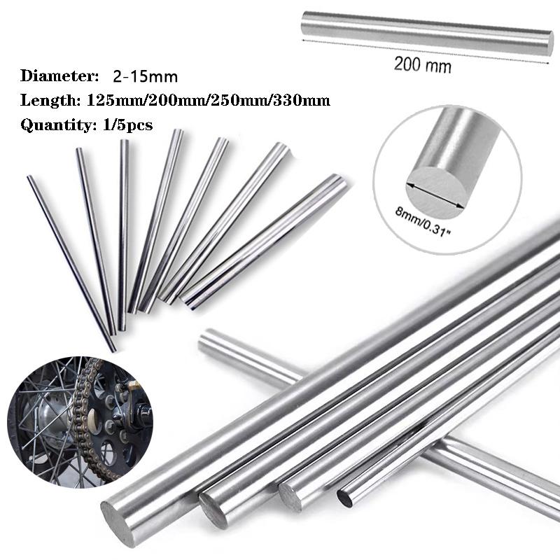 Stainles Steel Shaft Rods, 2mm-15mm Diameter, 125mm 200mm 250mm ...