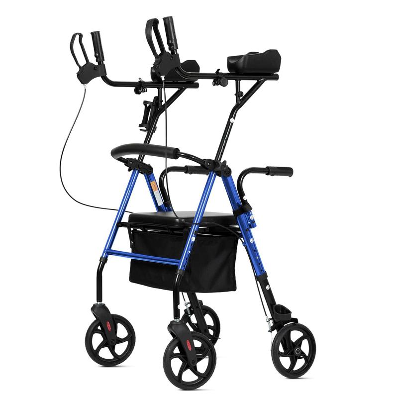Elenker Stand-Up Rollator Walker – Lightweight, Foldable & Fully ...