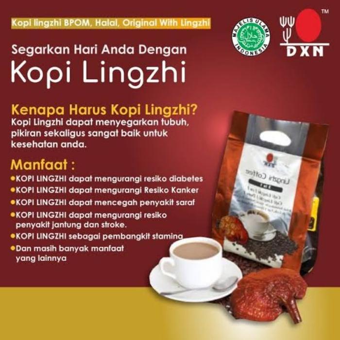 Jual Dxn Lingzhi Coffee Kopi Jamur Kesehatan Rendah Kaffein PROMO ...