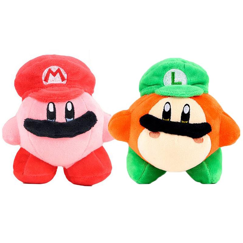 Kirby Waddle Mario Dee Luigi Hat 5" Plush Doll Stuffed Kids Toy ...
