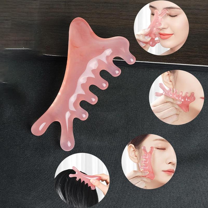 Massage Comb Meridian Comb Scraping Comb Massage Board Resin - TikTok ...