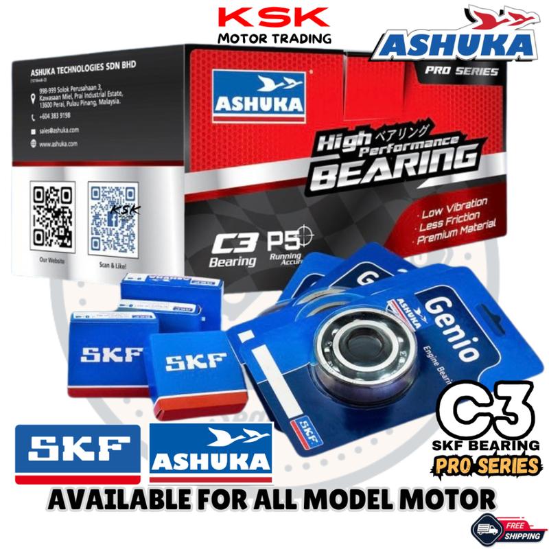 ASHUKA SKF C3 BEARING ENGINES FULL SET MOTOR LC135 Y15 Y16 RXZ - TikTok ...