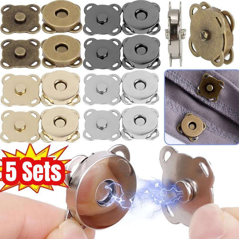 5/1Sets 14/18mm Magnetic Snap Button Fasteners Clasps Handba - TikTok ...