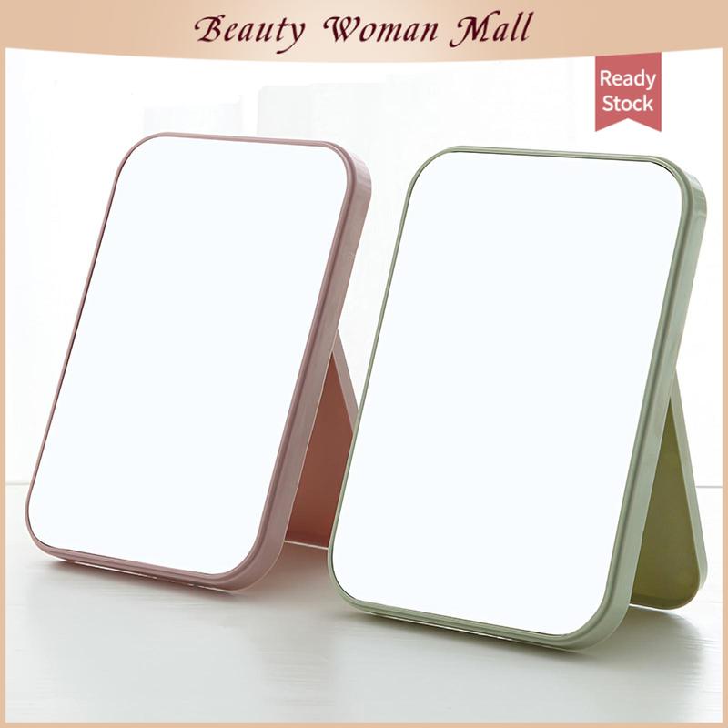 High Clearness Face Makeup Mirrors Folding Desktop Vanity Mirror ...