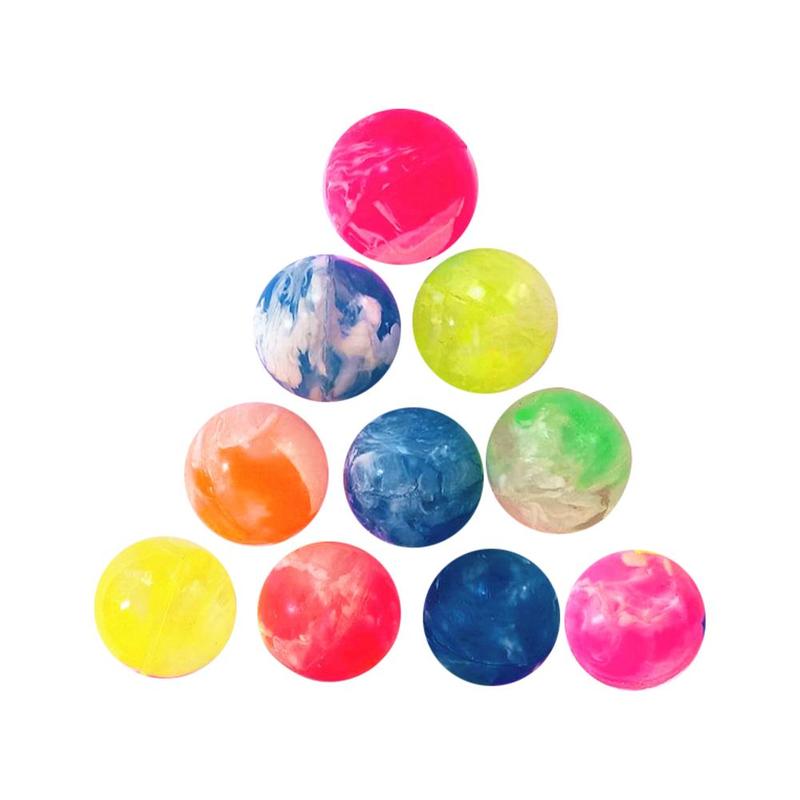 Sports Games Bouncing Balls 10Pcs Jumping Balls Cloud Neon Bouncy ...