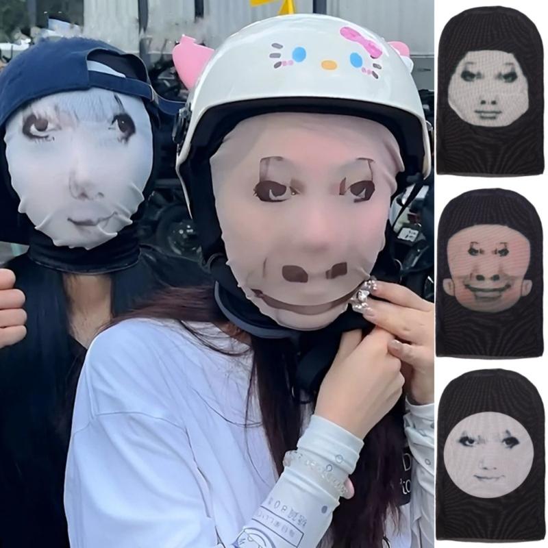 Topeng Muka, Reka Bentuk Wajah Ekspresi Lucu, Aksesori Kostu - TikTok ...