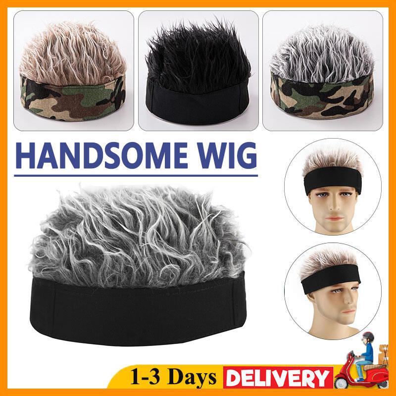 Topi Rambut Palsu, untuk Lelaki dan Wanita, Sukan Luar, Baha - TikTok ...