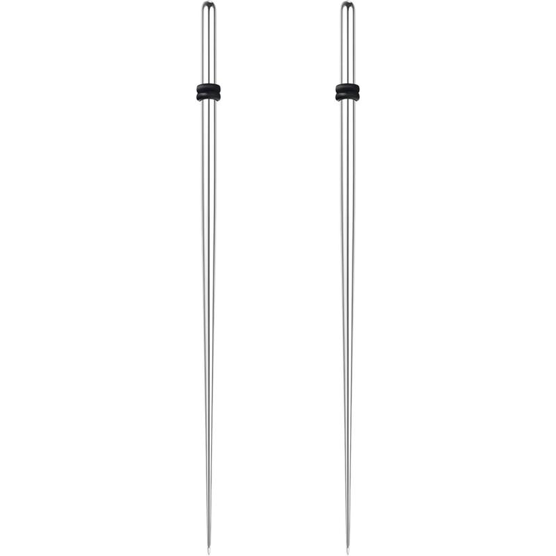 1 Pair 316L Steel Expanders Kit with Double O-rings 2G 4G 6G 8G 12G 14G ...