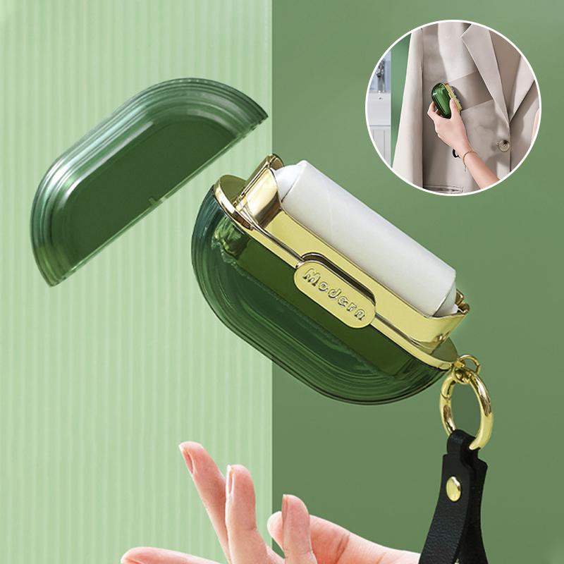 Portable Tearable Roll Paper Sticky Roller Dust Wiper Lint Roller ...