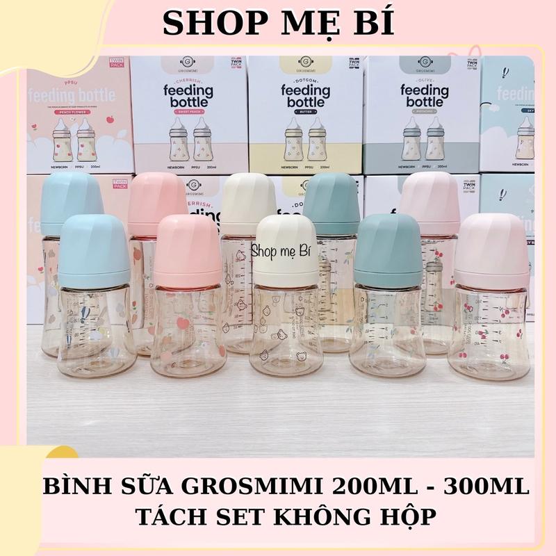 [ QT Sticker ] Bình sữa Grosmimi 200ml - 300ml ( tách set không - TikTok Shop Vietnam