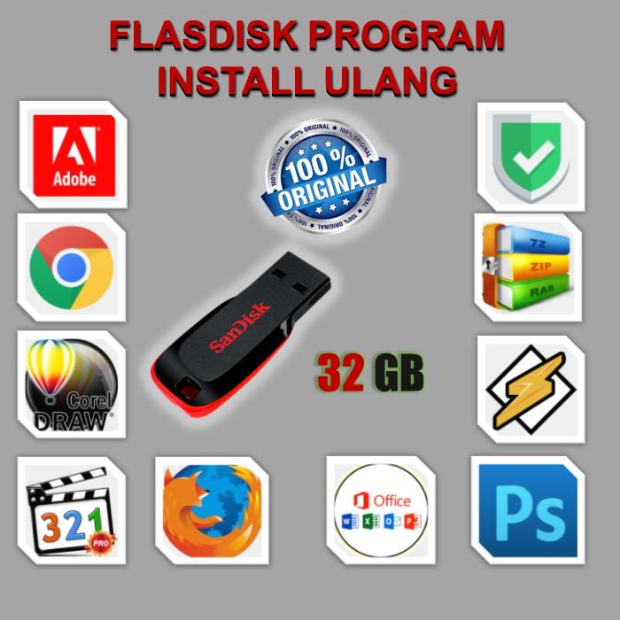 Flasdisk 32 GB Program Setelah Install Ulang Komputer Otg - Shop | Tokopedia