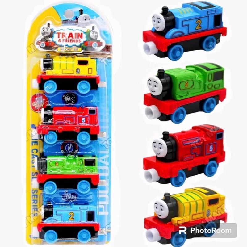 4Pcs Thomas and Friends Alloy Die Cast Magnetic Train for Kids - TikTok ...