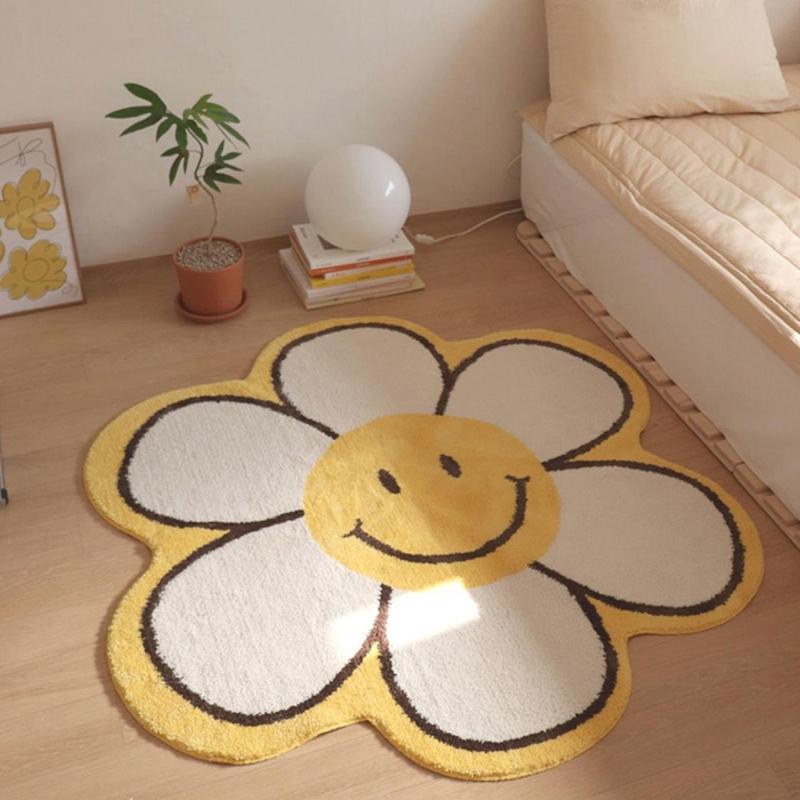 Best Smile Face Soft Bedroom Mat Floor Carpet/ Karpet Lembut - Shop ...